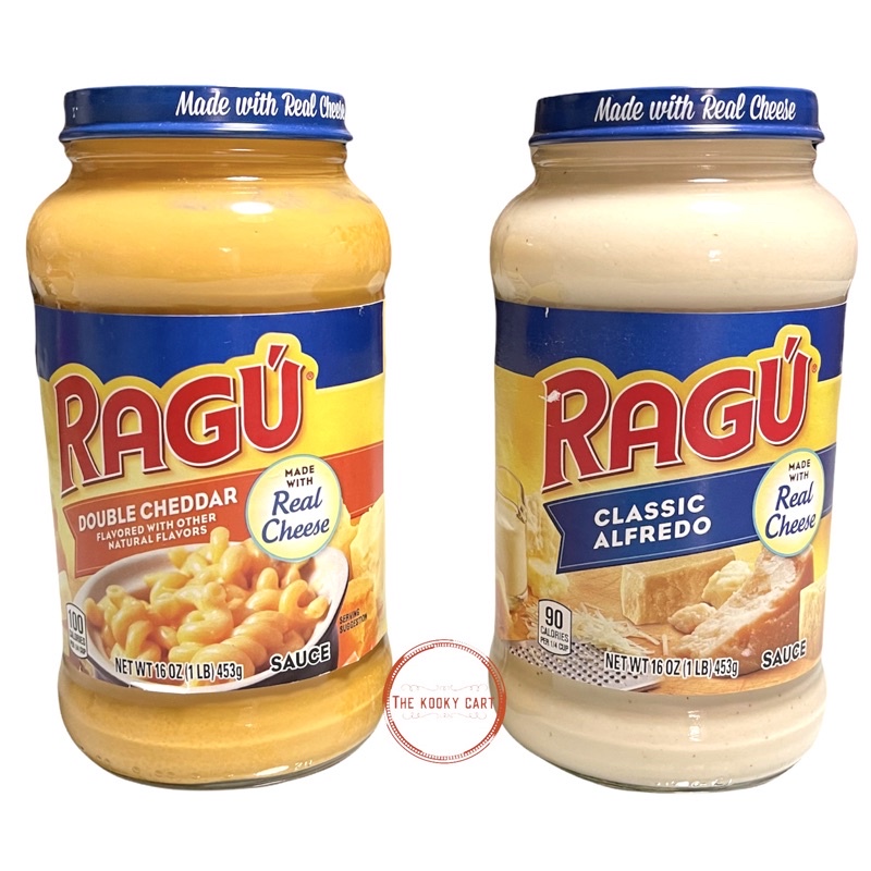 Ragu Double Cheddar Cheese Sauce / Alfredo / Roasted Garlic Parmesan ...