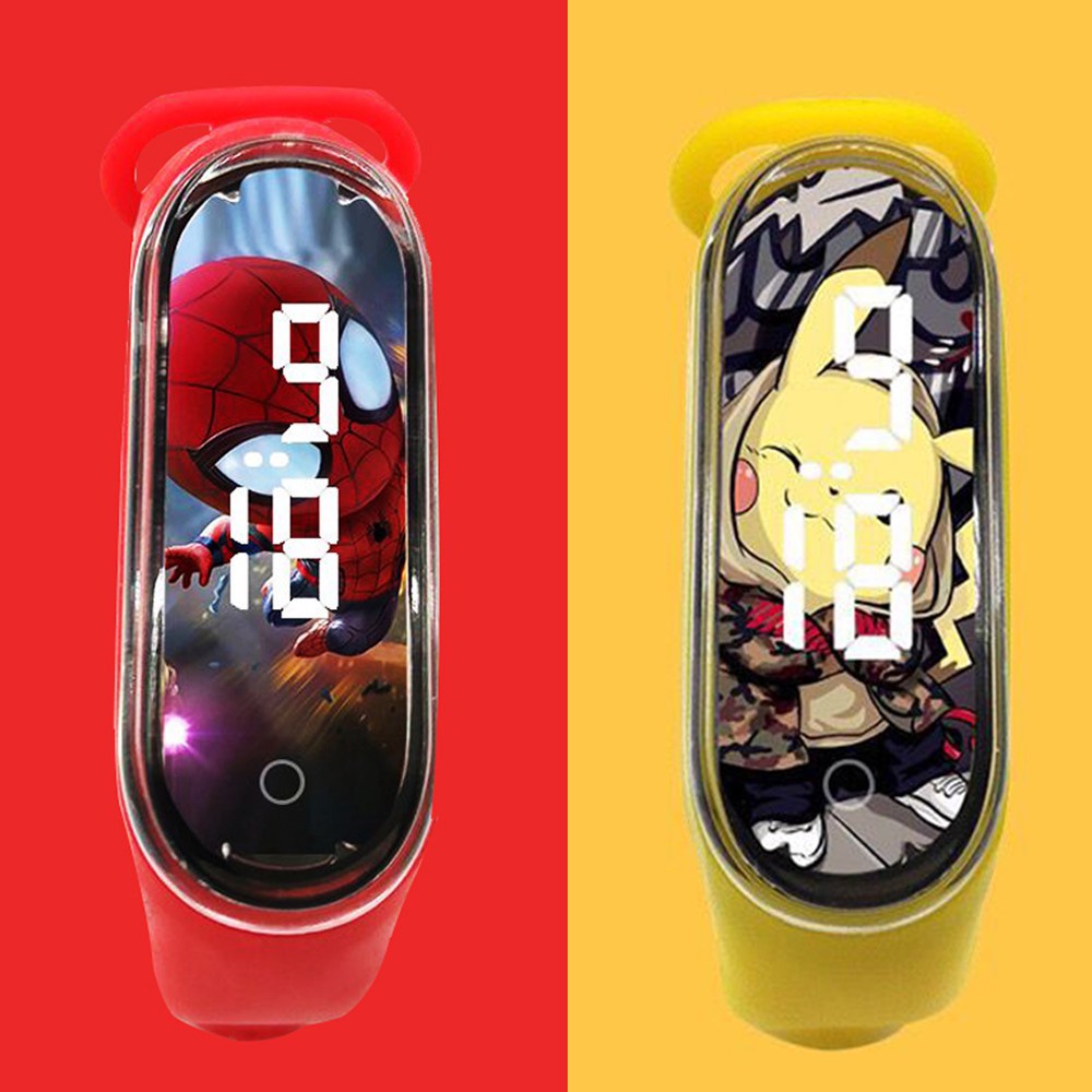 Hi-Kid Children Watches Kids Led Digital Watches 50M Waterproof Cartoon ...