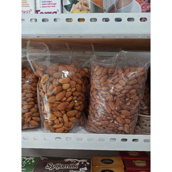 Roasted Almonds Roasted Almonds Natural Almond Nuts Shell Skin 1kg 500g ...