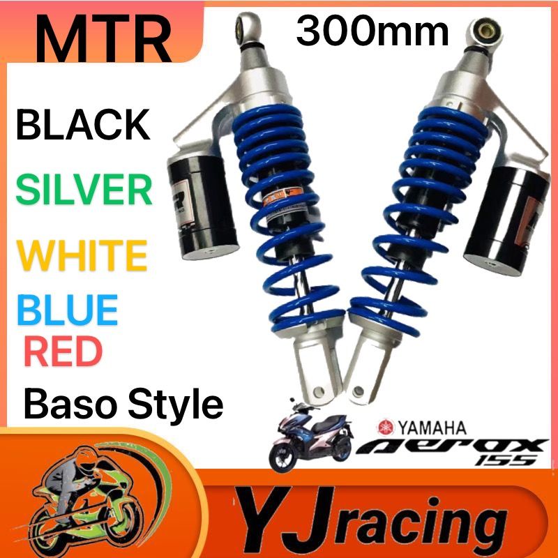 MTR Rear Shock Set 305mm For Aerox Aerox155 With Baso Style | Shopee ...