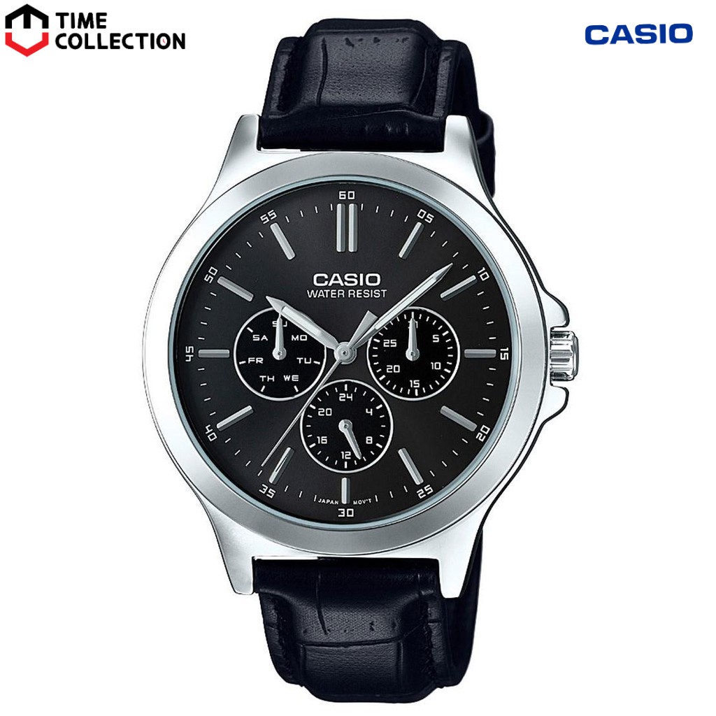 Casio MTP-V300L-1A Analog Leather Strap Watch For Men | Shopee Philippines