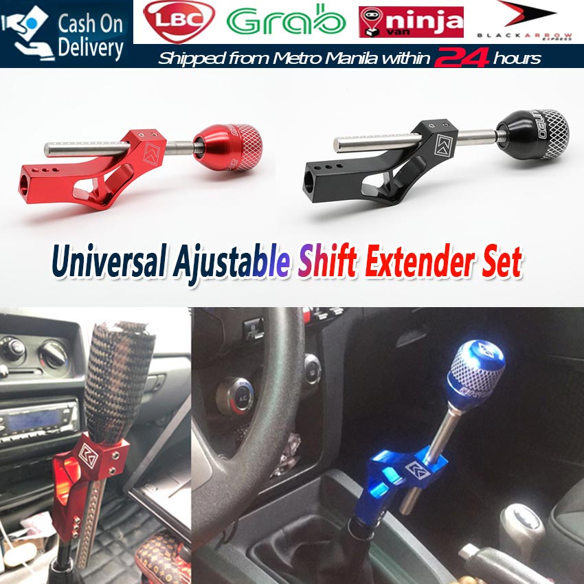 【Fast Delivery】Aluminum Adjustable Height Lever Car Gear Shift Knob ...