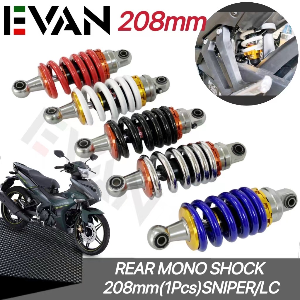 Rear Mono Shock 208mm(1pcs) Absorber For Yamaha Sniper 135/150 Classic ...