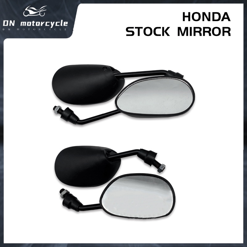 Motorcycle Side Mirror Stock for Honda Small/Big (Pair) short stem DN ...