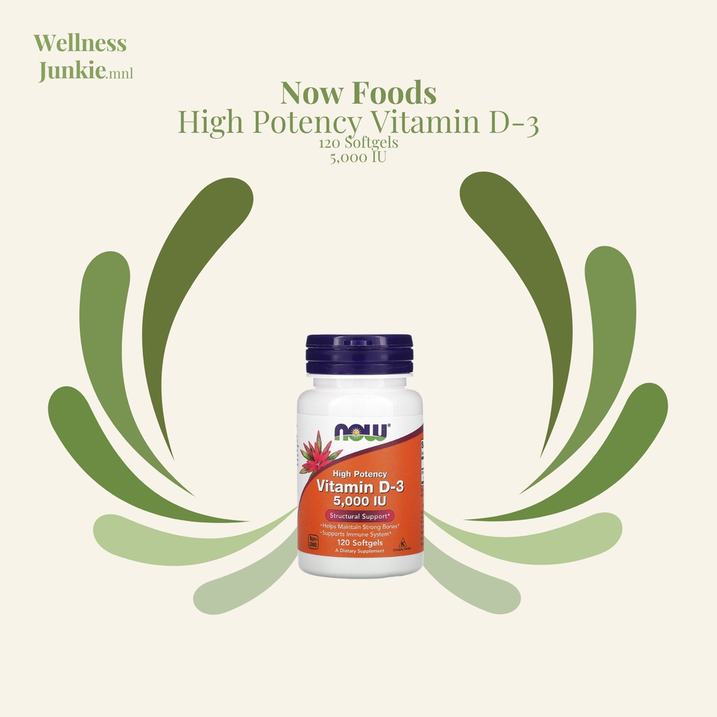 (SALE EXP FEB 2025) NOW Foods Vitamin D3 125 mcg (5,000 IU) 120 Softgels | Shopee Philippines