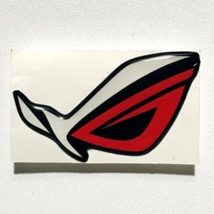 Asus ROG Emblem Embossed Flexible Sticker | Shopee Philippines