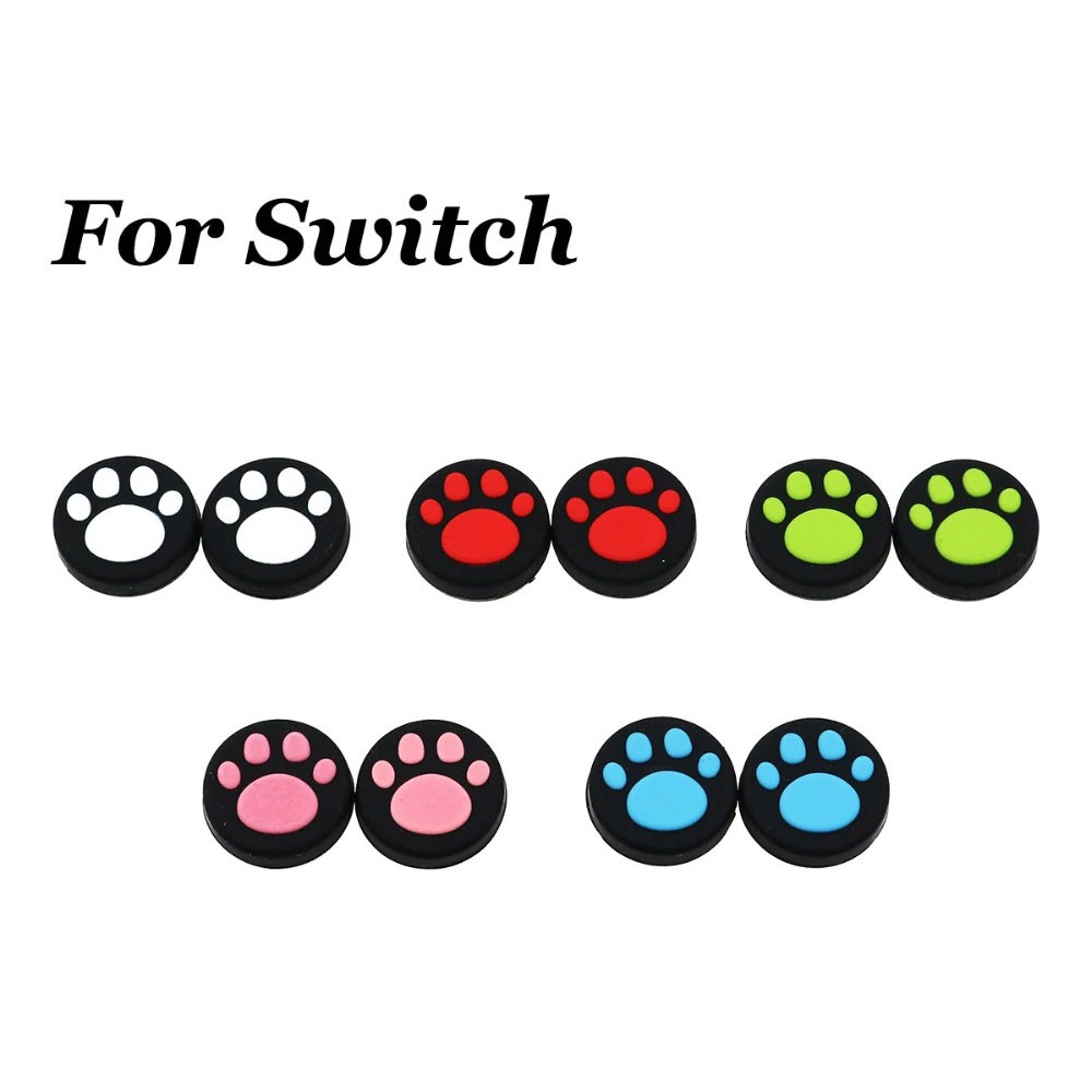 Nintendo Switch and Lite Joy Con Joy-Con Paw Thumb Grips Analog Caps (1 ...