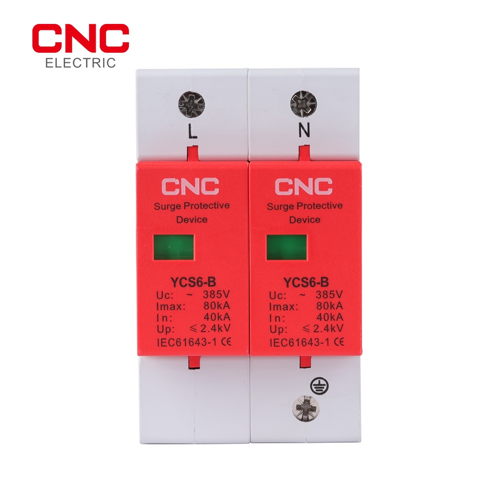 CNC YCS6-B 40-80kA AC SPD 385V 2P Surge Protective Device House Surge Protector Protective Low ...