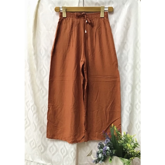 Challis square pants wide legs pants cullottes chalis pants soft pants ...