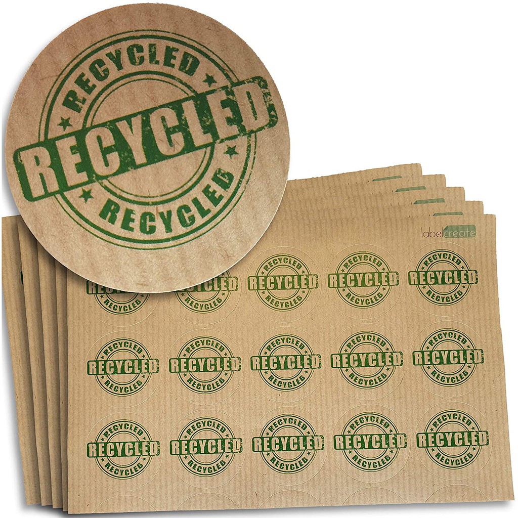 (100PCS/PACK)K&E Brown Kraft Sticker Paper A4 Self Adhesive Inkjet ...