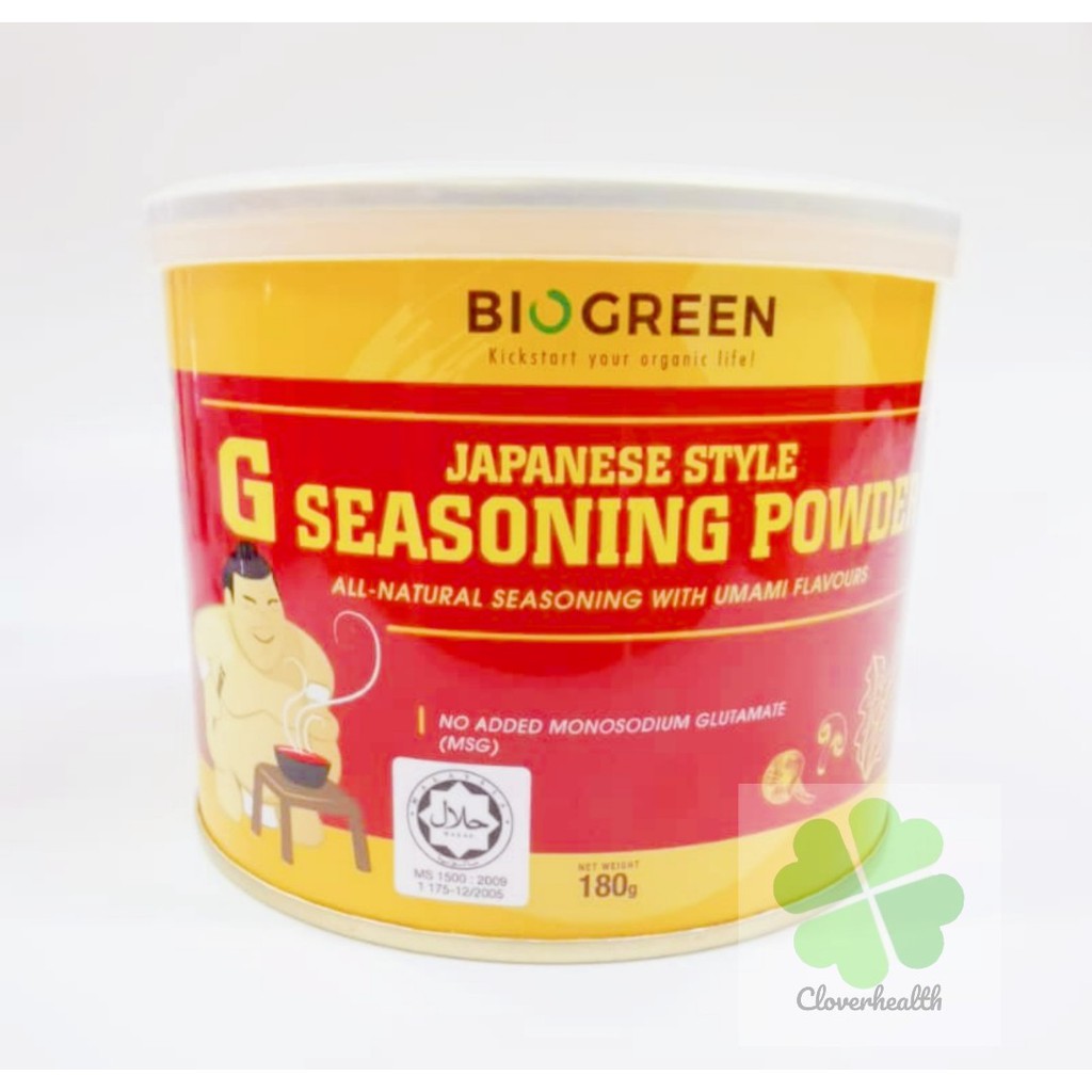 Biogreen Japanese Style G Seasoning Powder 180G (HALAL) | Shopee ...
