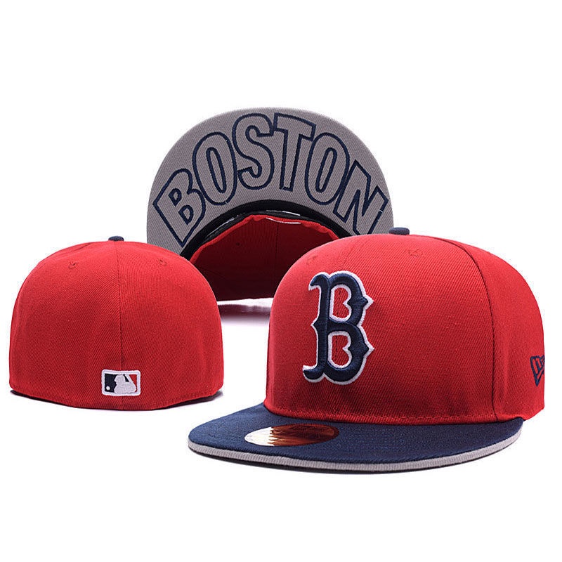 Fully closed and non-adjustable baseball cap M L.B flat edge big size ...