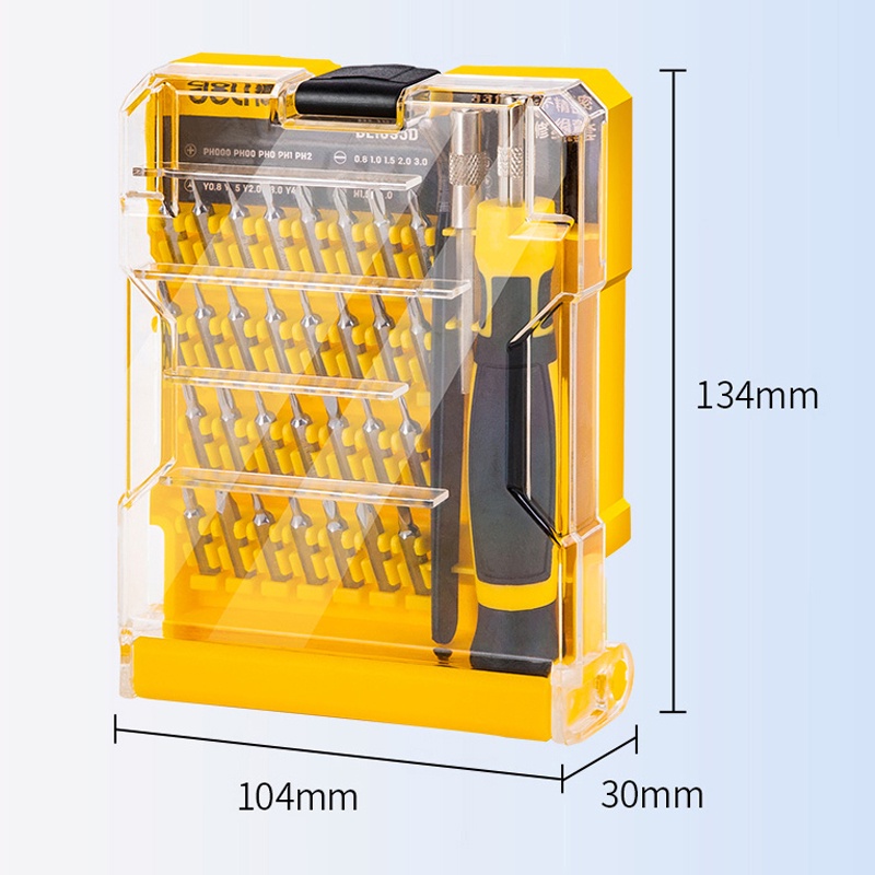 Deli 44/33Pcs Portable Screw Driver Set Magnetic Precision Screwdriver Set Tools DL1033D ...