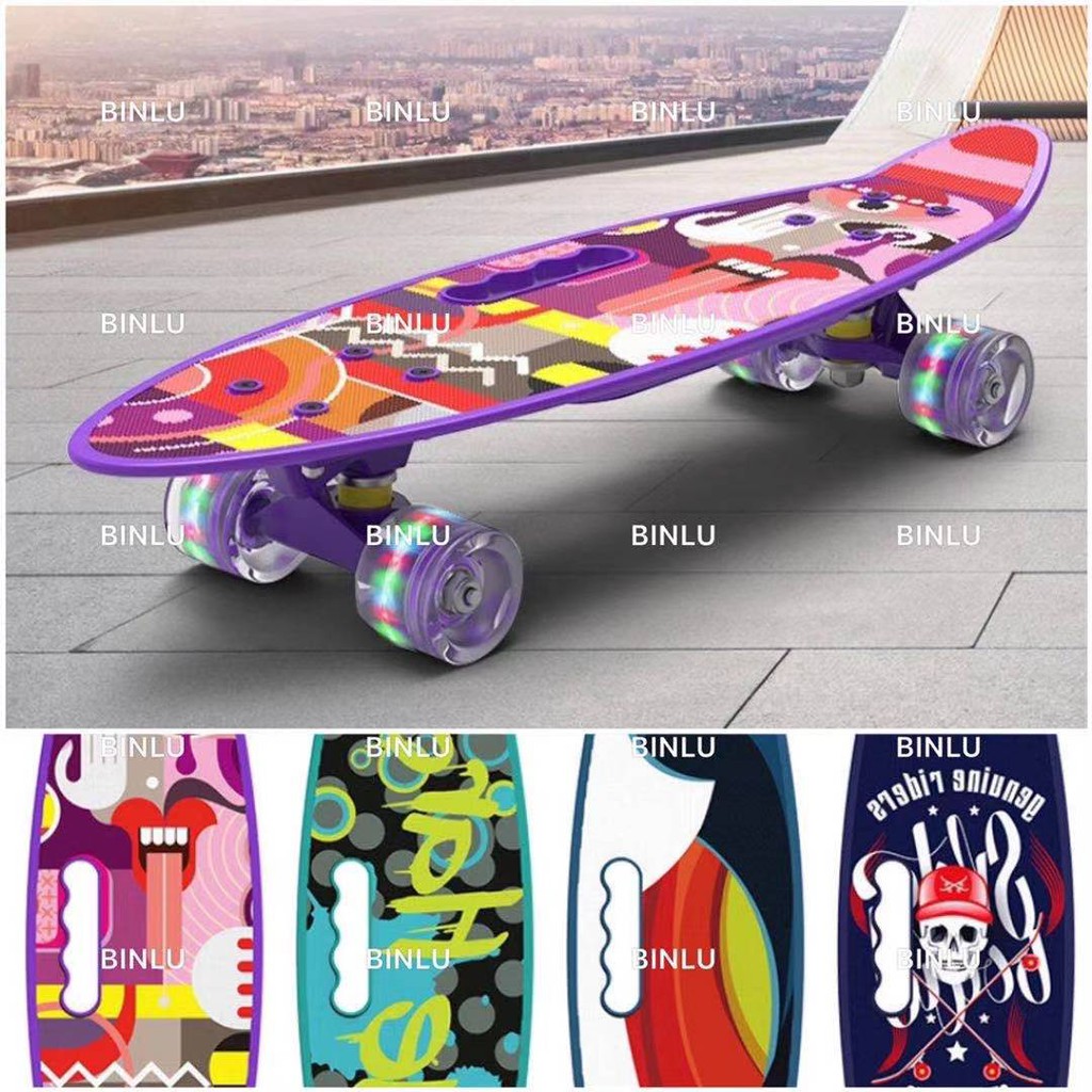 Wave skateboard with handle skateboard deck original skateboard for ...