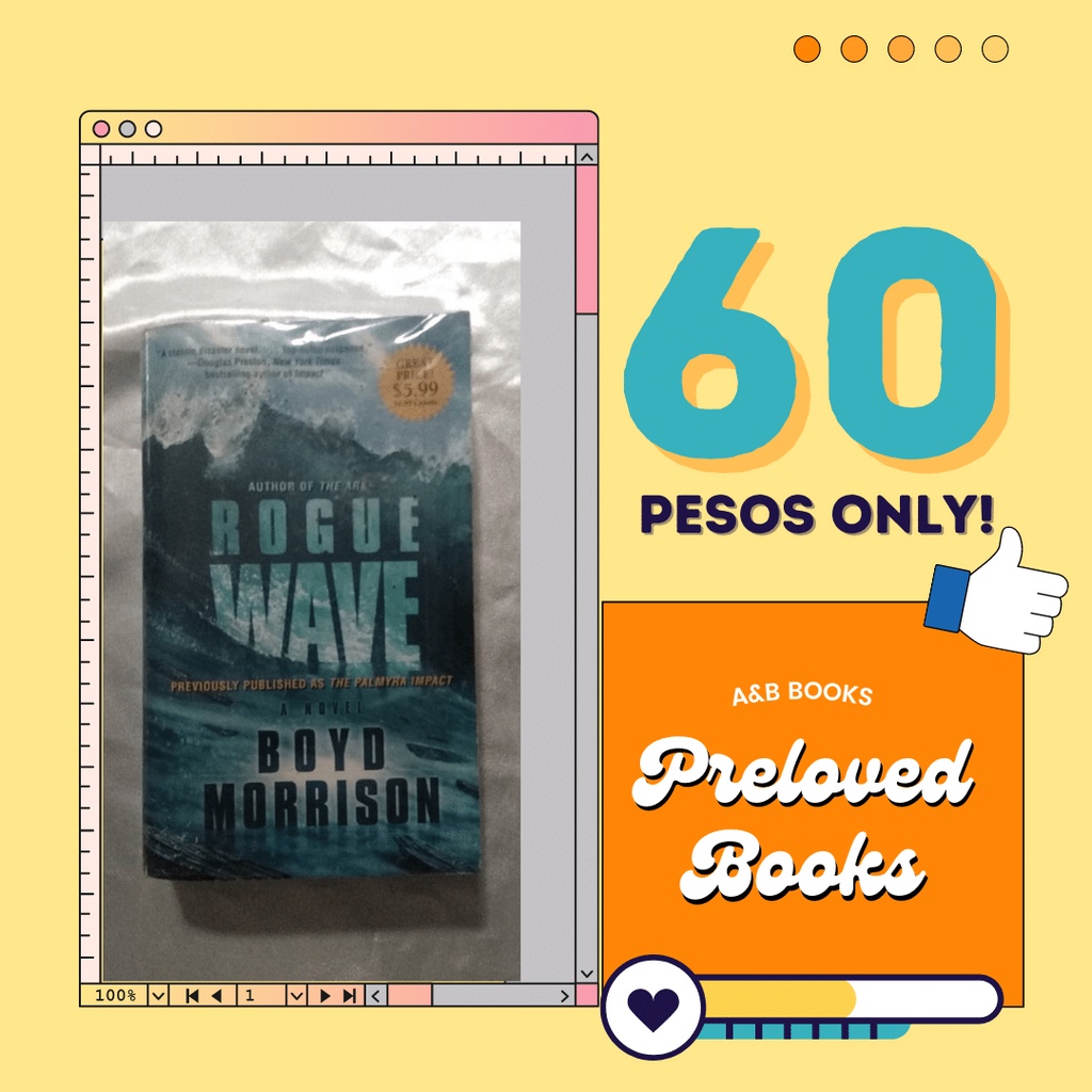 Rogue Wave by Boyd Morrison (PAPERBACK, PRE-LOVED) | Shopee Philippines