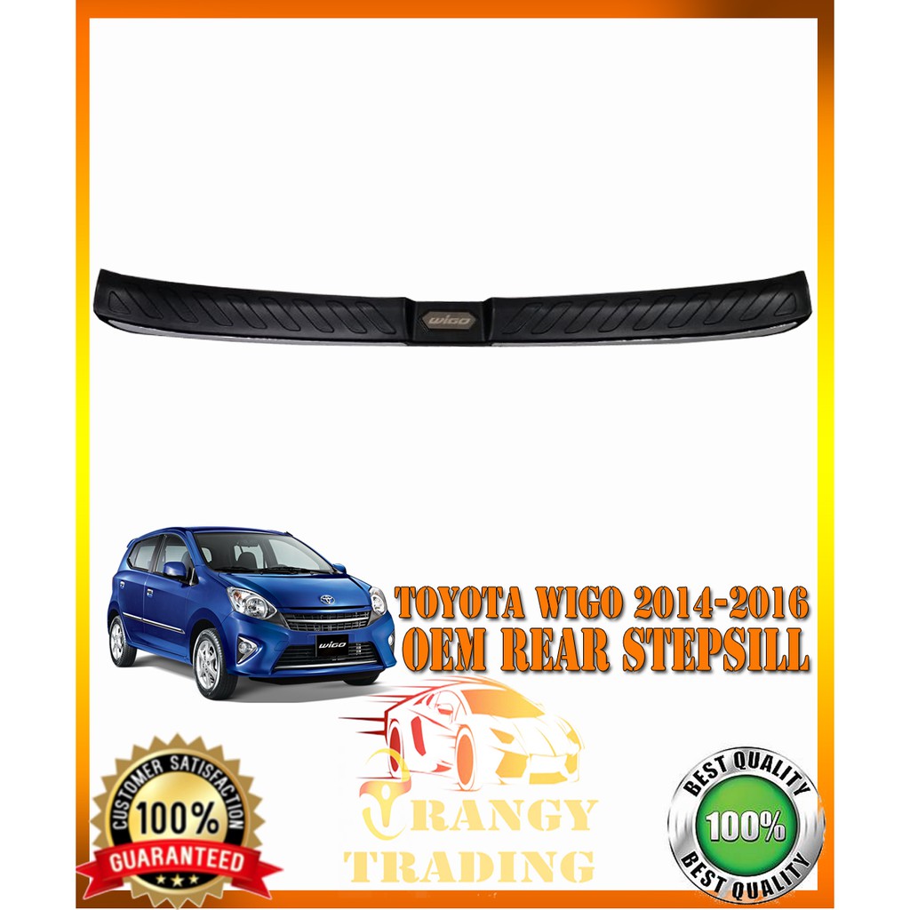 Toyota Wigo 2014 to 2016 OEM Rear Stepsill 2015 Step sill | Shopee ...