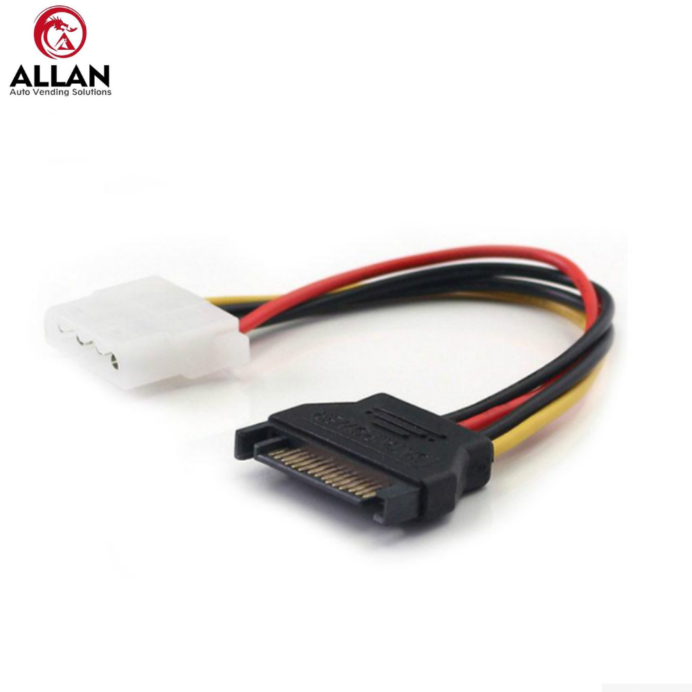 Allan Sata Power Male To Large 4P IDE Female Converter Cable 4Pin To ...