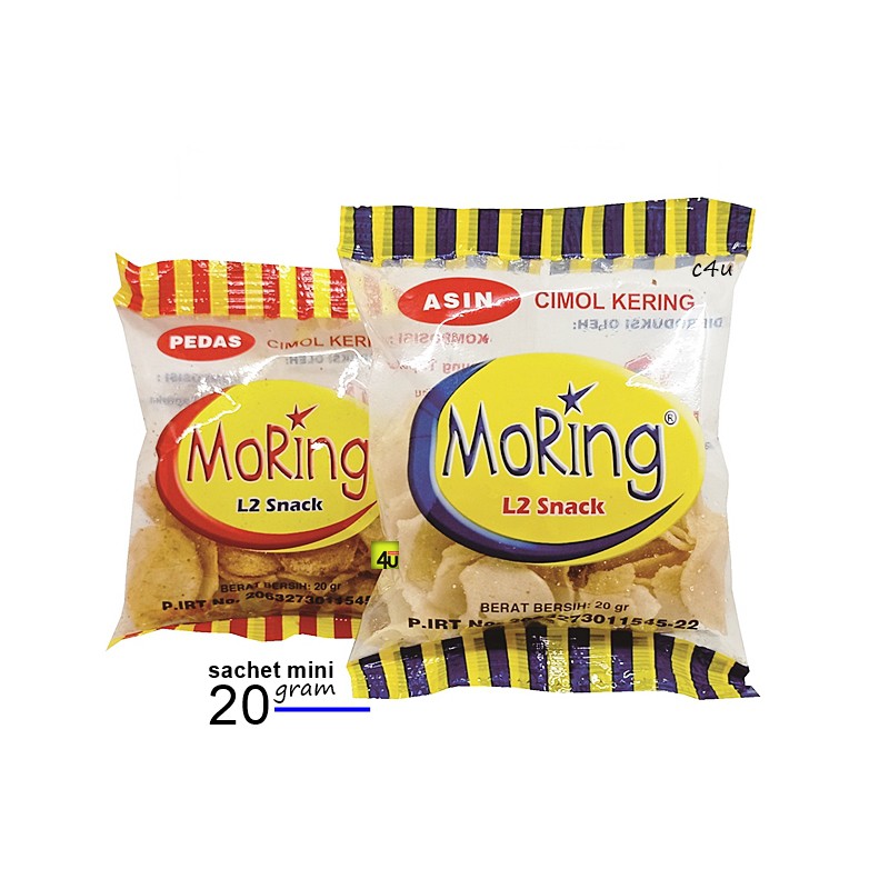 Moring - Dry Cimol Sachet Packaging - 20 gr MINI | Shopee Philippines