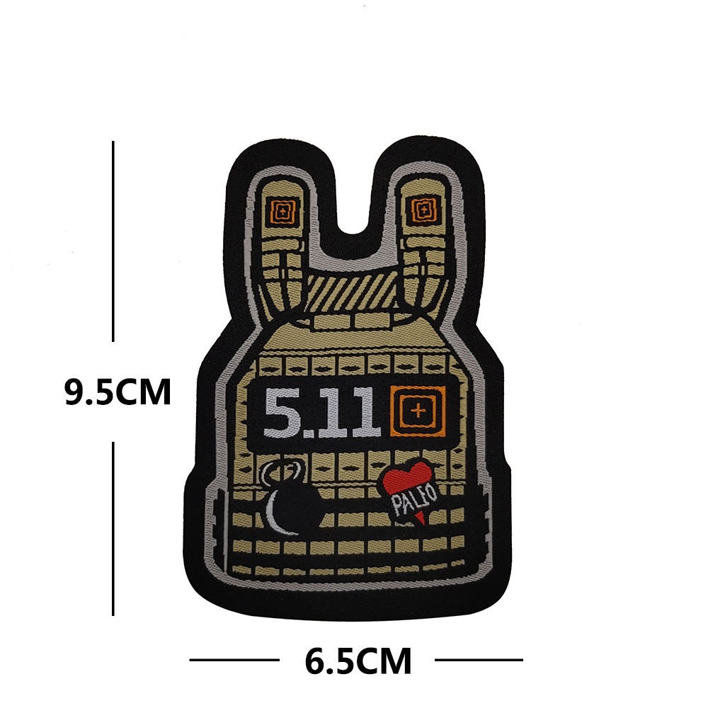 3D Military Embroidery 511 Patch PVC Badges Military & Tactical Morale ...