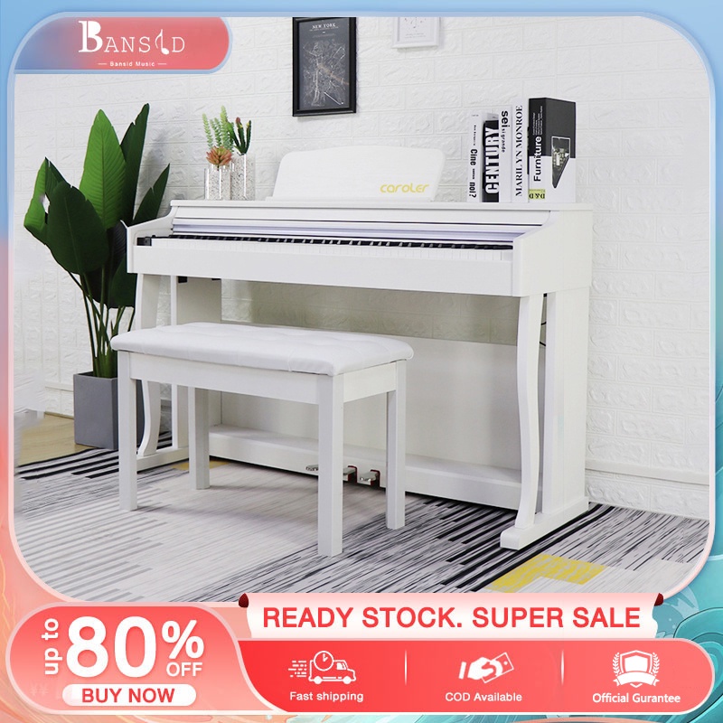 Bansid Music 88-Key Piano Fully Weighted Hammer Action Digital Piano ...