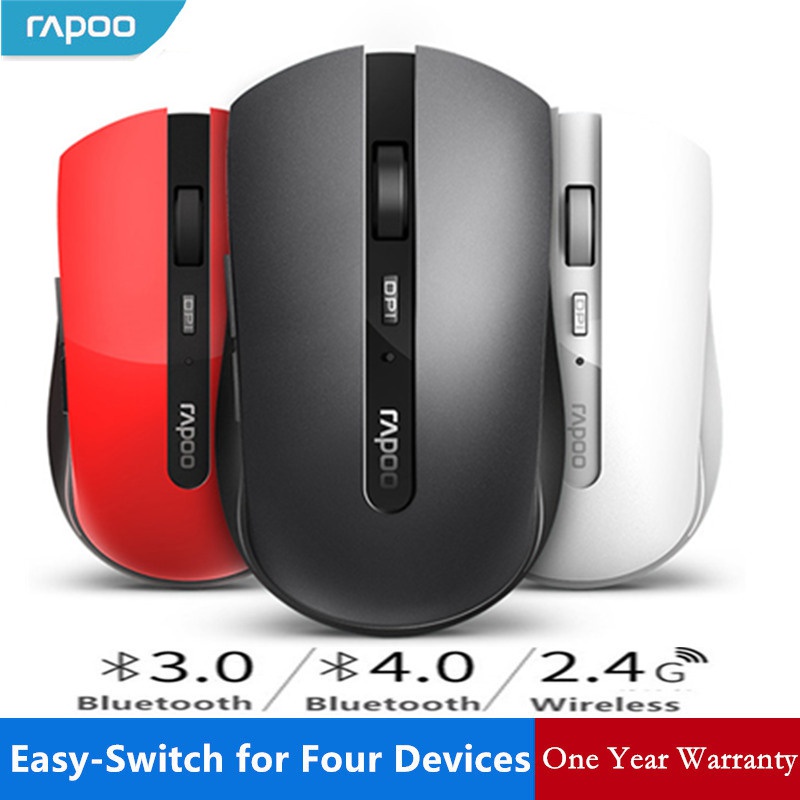 Rapoo 7200M 5G Wireless Mouse 1200DPI adjustable Computer Mouse High ...