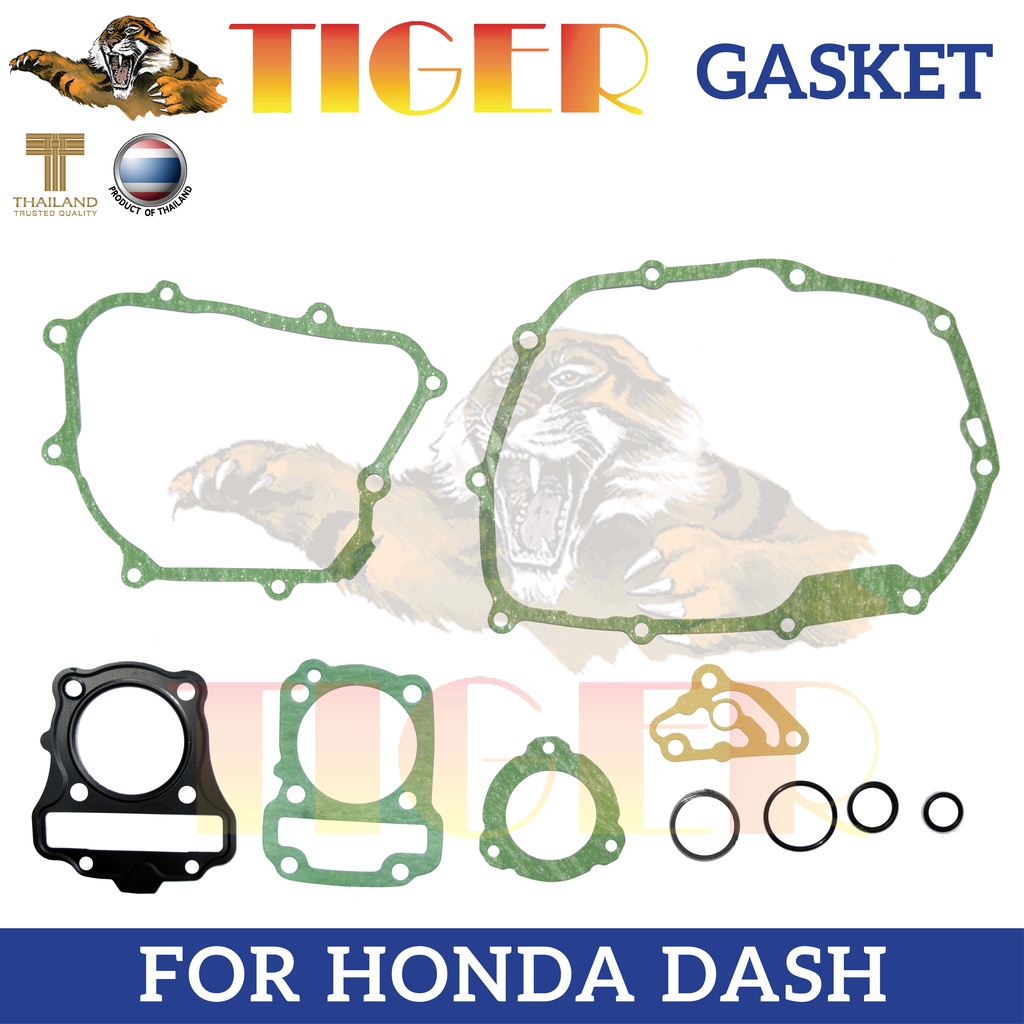 WAVE DASH, WAVE 110 Tiger Motorcycle Complete Engine Overhauling Gasket ...