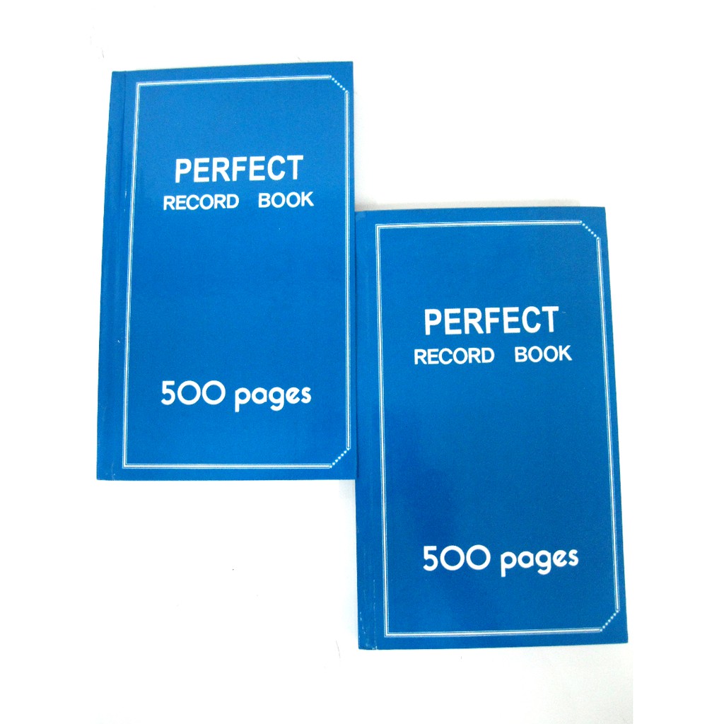 Perfect Record book 500 pages 2 set | Shopee Philippines