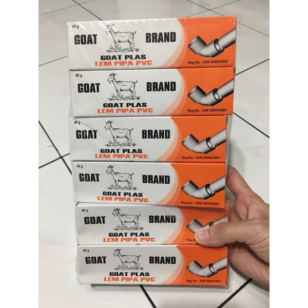 Goat PVC Pipe Glue 40 gr 1 Dozen | Shopee Philippines