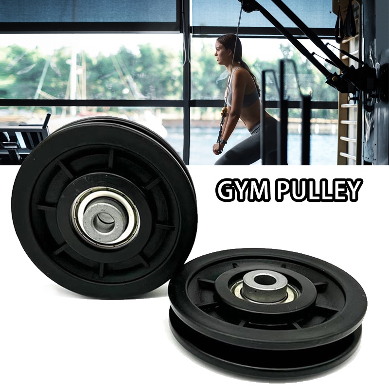 90mm Bearing Nylon Pulley Wheel Gym Equipment Pulley Cable Gym ...