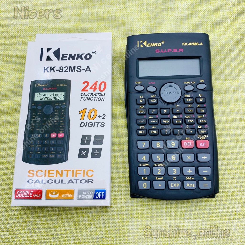 KK-82MS Scientific Calculator With Cover With Battery | Shopee Philippines
