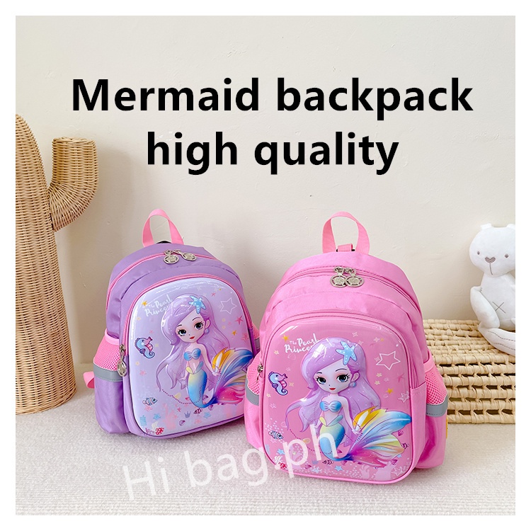 High Quality Mermaid backpack with shell waterproof mermaid schoolbag ...
