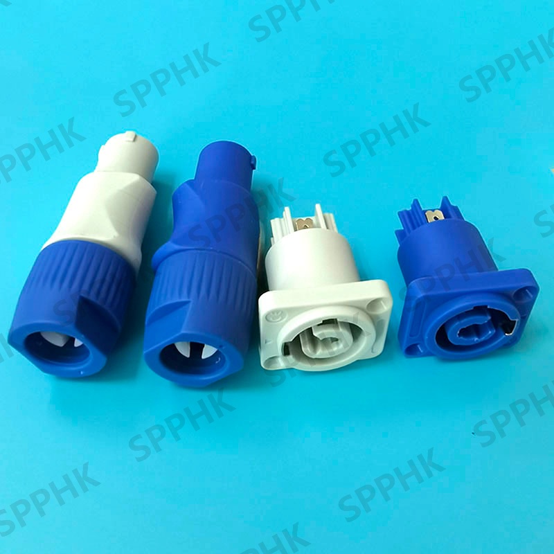 3pin Powercon Connector Lockable Cable Male Female Chass Socket for ...