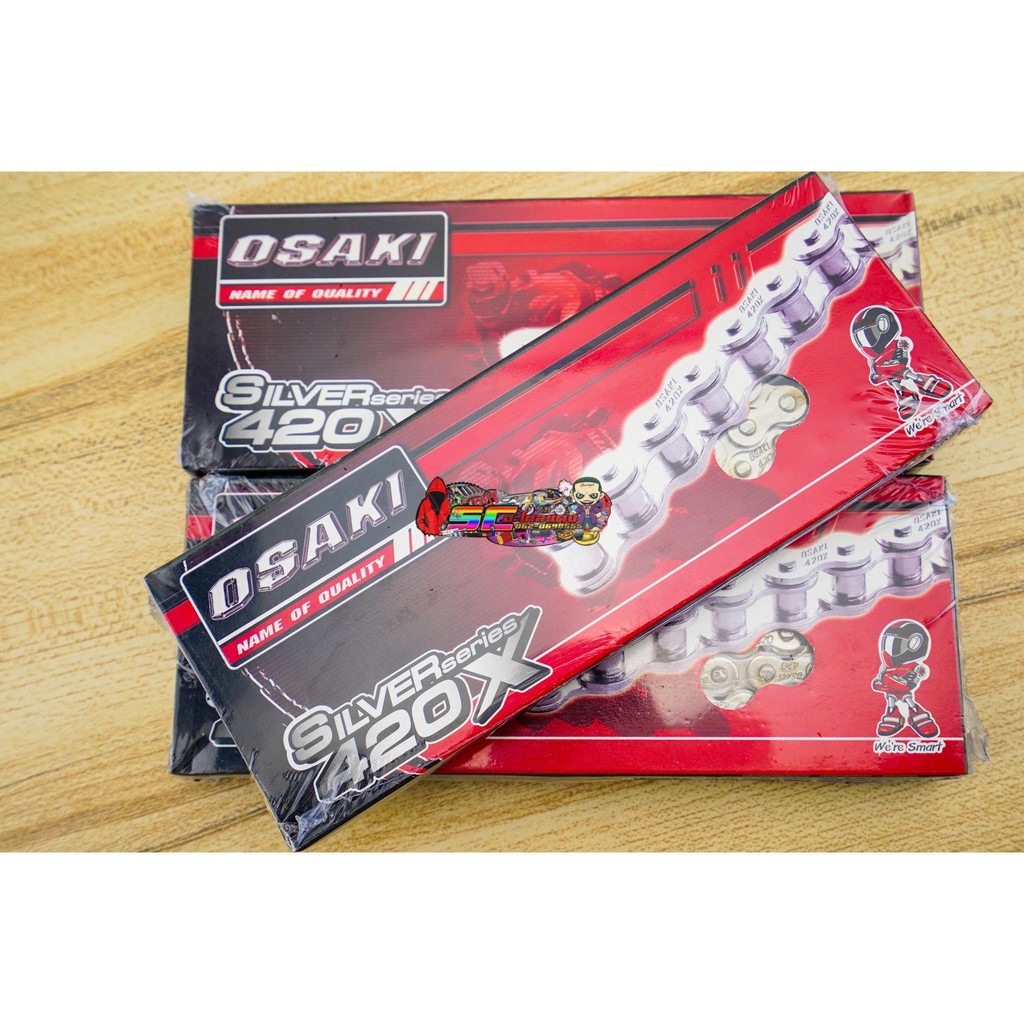 Stainless steel chain 420 silver OSAKI genuine 1 106L and 120 L ...