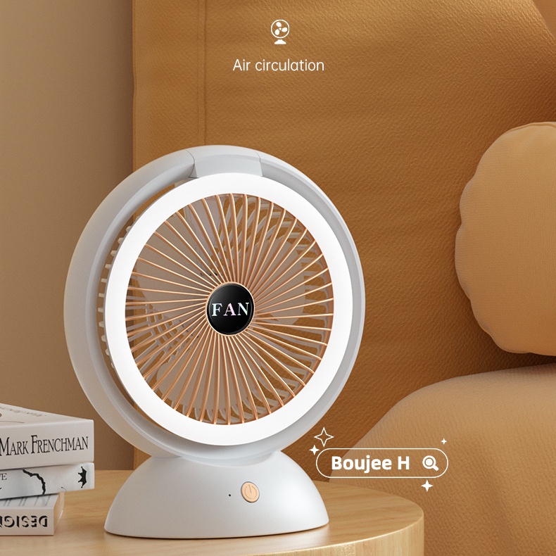 2022 New 360° Rotating USB Desktop Fan Mini Adjustable Portable ...