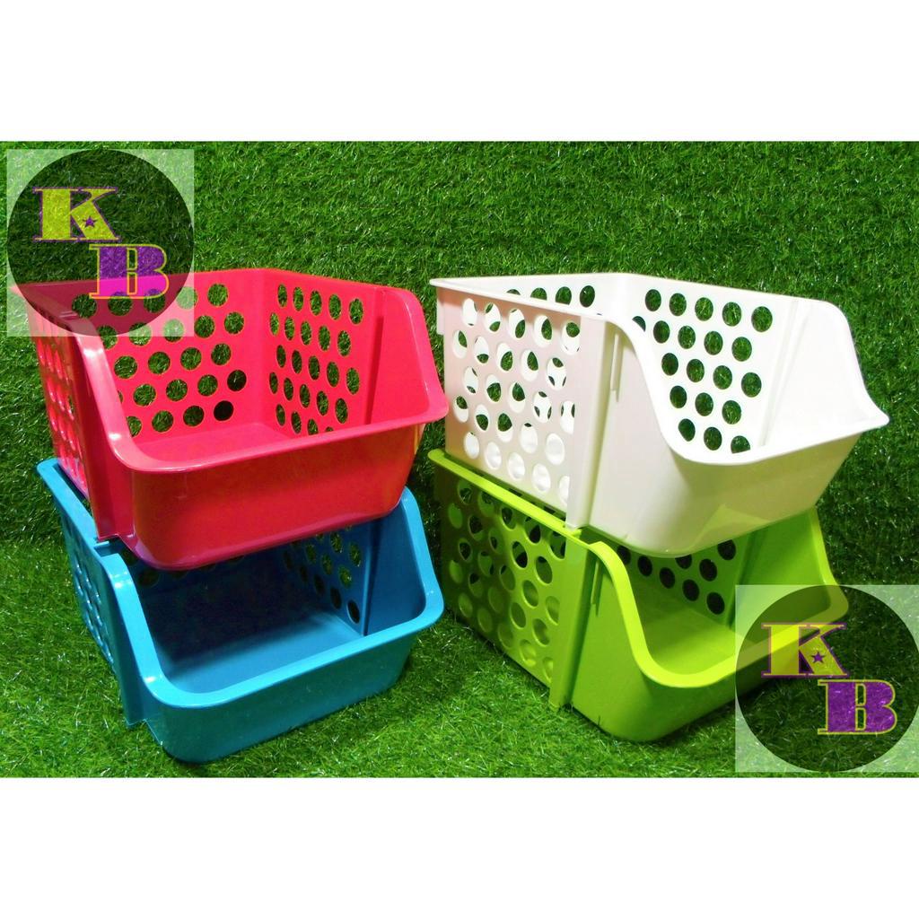 Sense Style Stackable Bin Boxes 375 Storage Organizer Supplies Tools ...