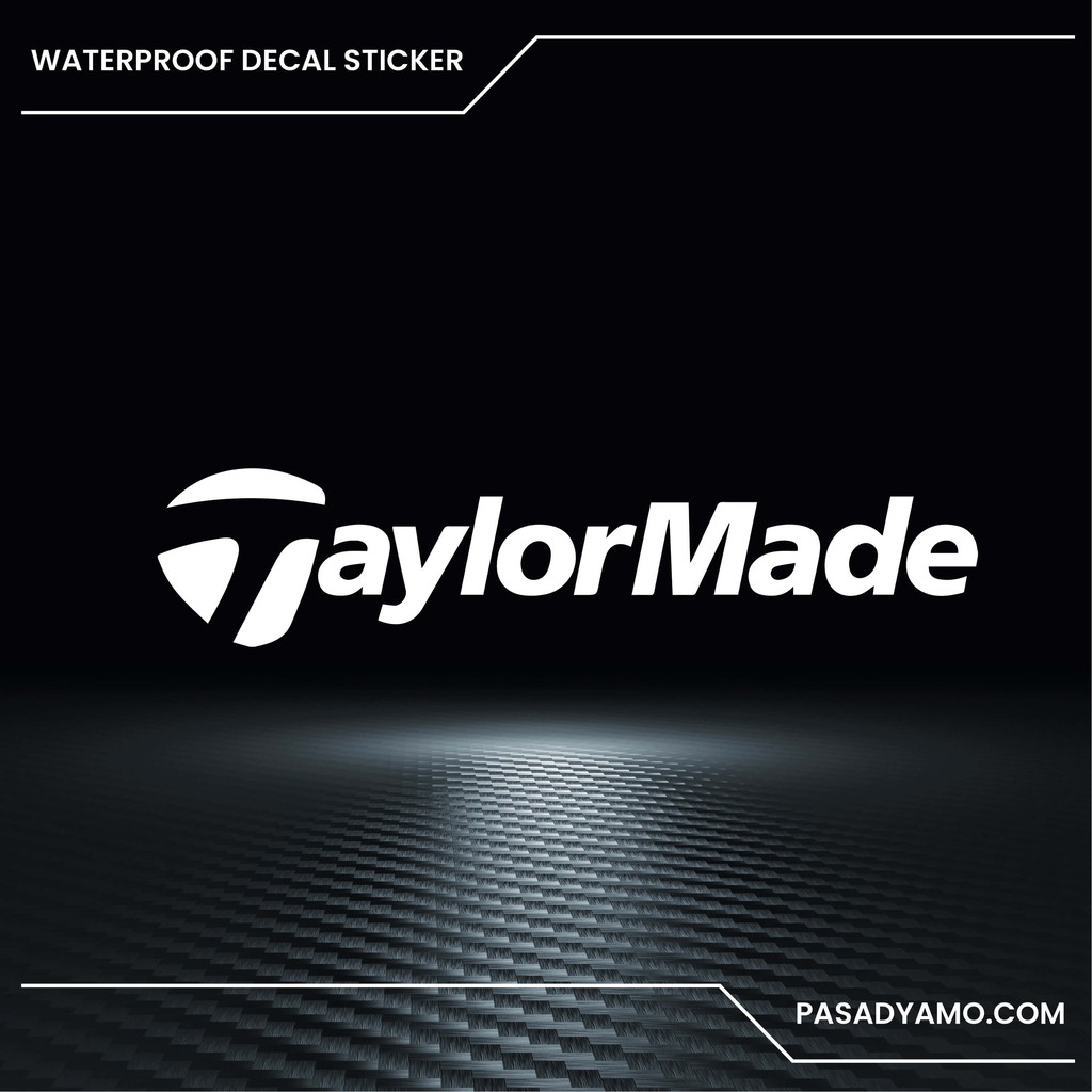 Taylormade Golf Logo Decal Sticker for Cars Motorcycles Laptops ...