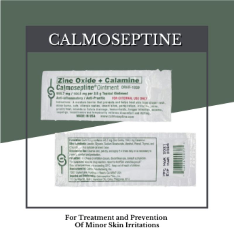 Calmoseptine Ointment 3.5g Saphclamine Ointment | Shopee Philippines