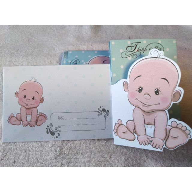 Full set of 50 cradle cards for boys (informed and printed on the ...