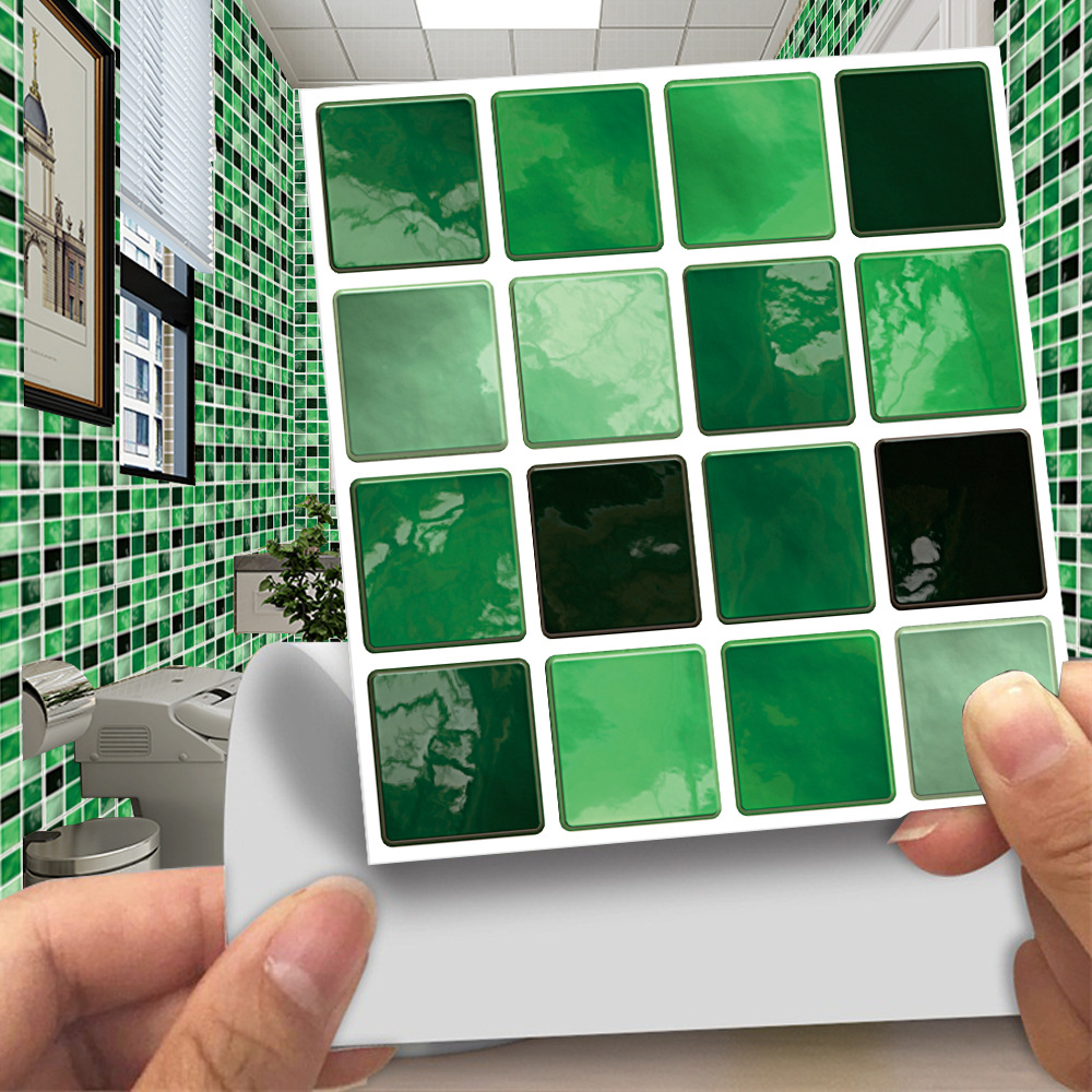 PVD 3D WallPaper Premium Mosaic Sticker Tangga Dapur Lantai, 2D wall ...