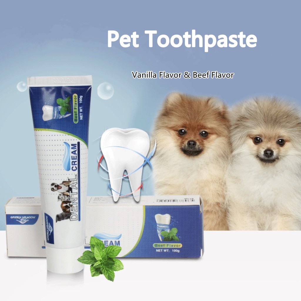 MiNiCo~Pet Tooth Cleaning Supplies Dog Healthy Edible Toothpaste For ...