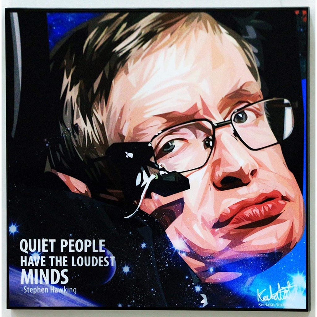 Stephen Hawking Poster and print Art Decals Photo Painting on Canvas ...