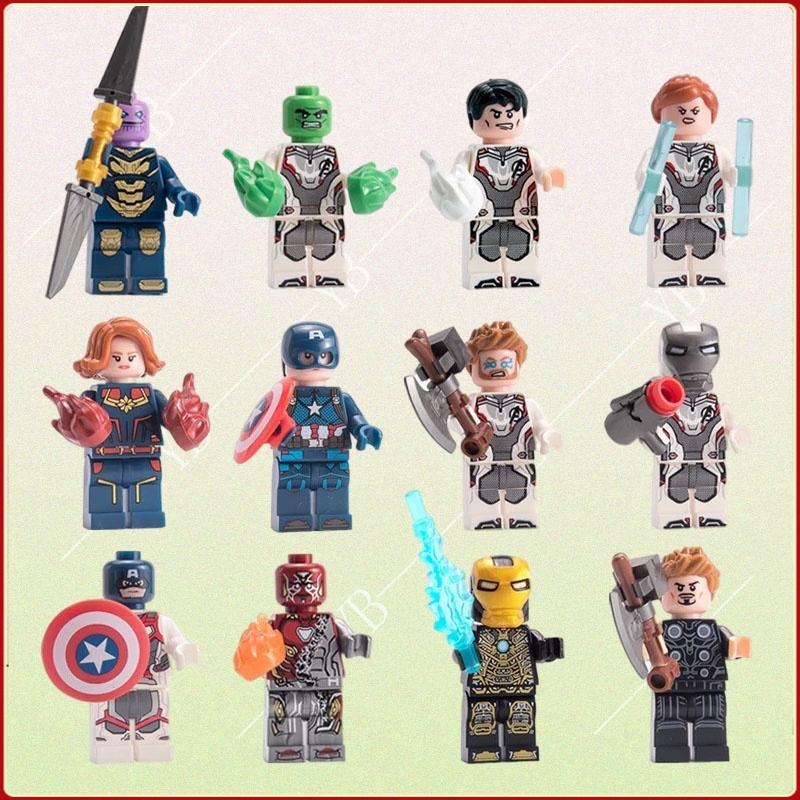 Model toy Marvel minifigures superhero minifigures building blocks ...