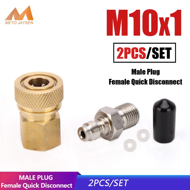 High Pressure Quick Connector Fittings Stainless Steel 8MM M10x1 ...