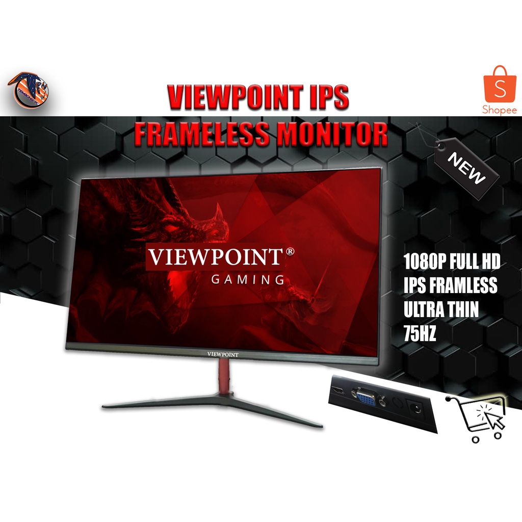 Viewpoint Frameless Led Monitor Full HD | Shopee Philippines