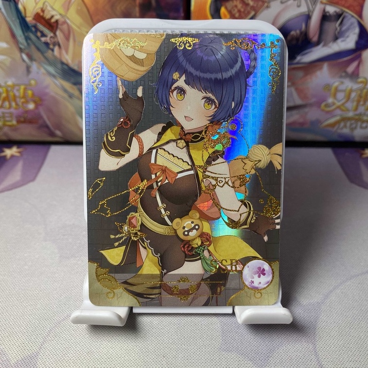 SSR Xiangling from Genshin Impact - Goddess Story TCG Anime Waifu ...