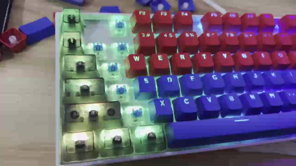 Transparent keycaps with Text PBT Keycaps Full Backlight Backlit for ...