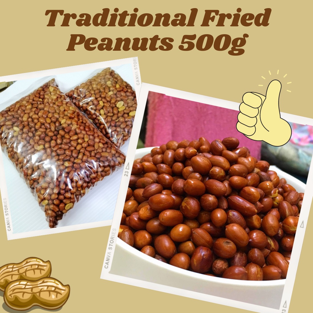 Traditional Fried Peanuts No Salts 500G Traditional Fried Peanut 500G ...