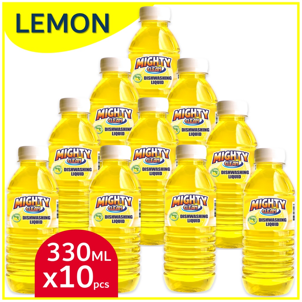 Mighty Clean Dishwashing Liquid Lemon - (DWL Yellow) - 330ml LEMON ...
