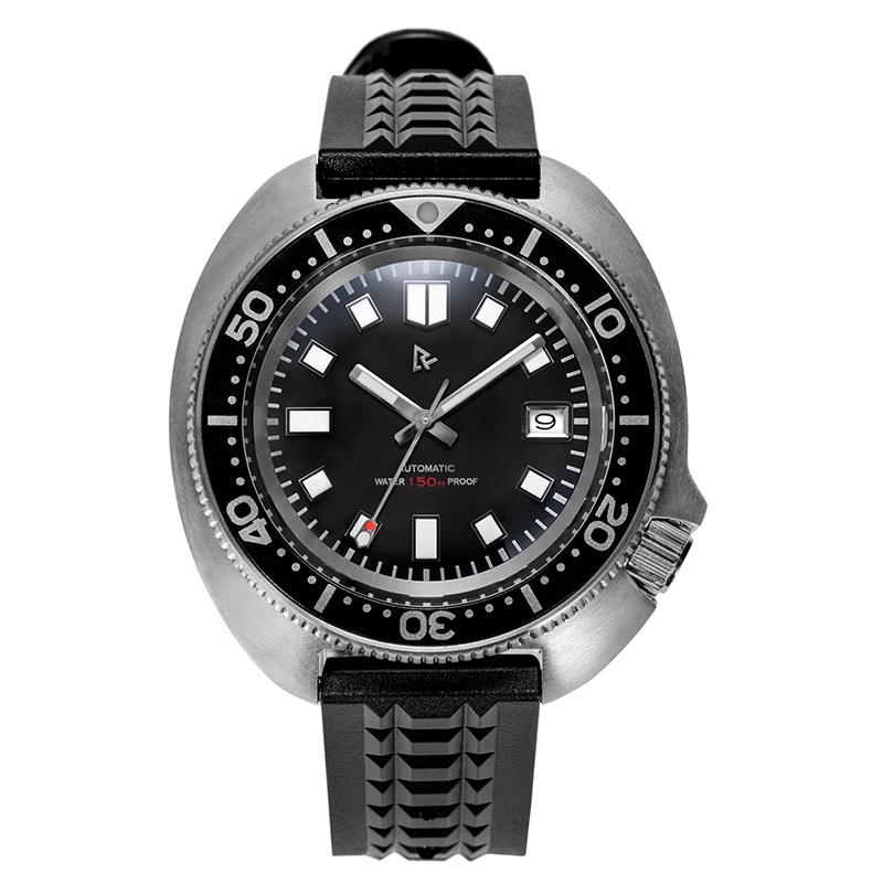 Rdunae R2X 6105 Abalone Diver Watch Homage NH35 Movement 46mm Grey Dial ...