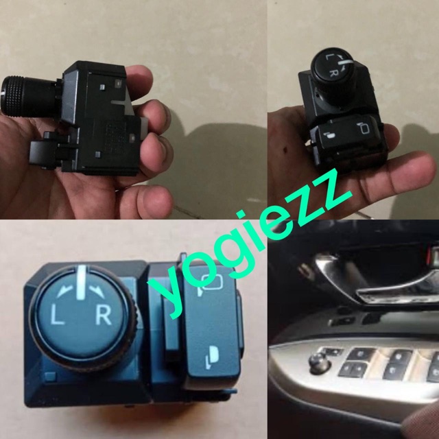 TOMBOL Toyota innova reborn fortuner vrz mirror switch button module ...